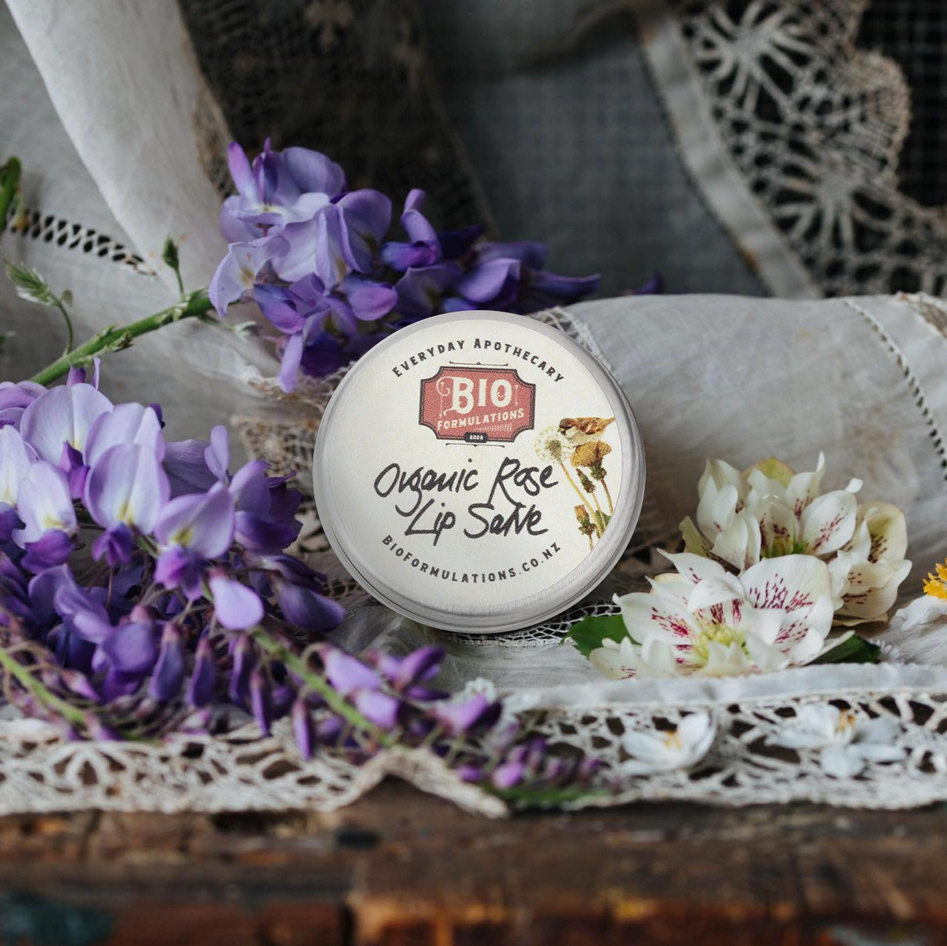 Organic Rose Lip Salve. Natural Lip Balm handcrafted in New Zealand ...