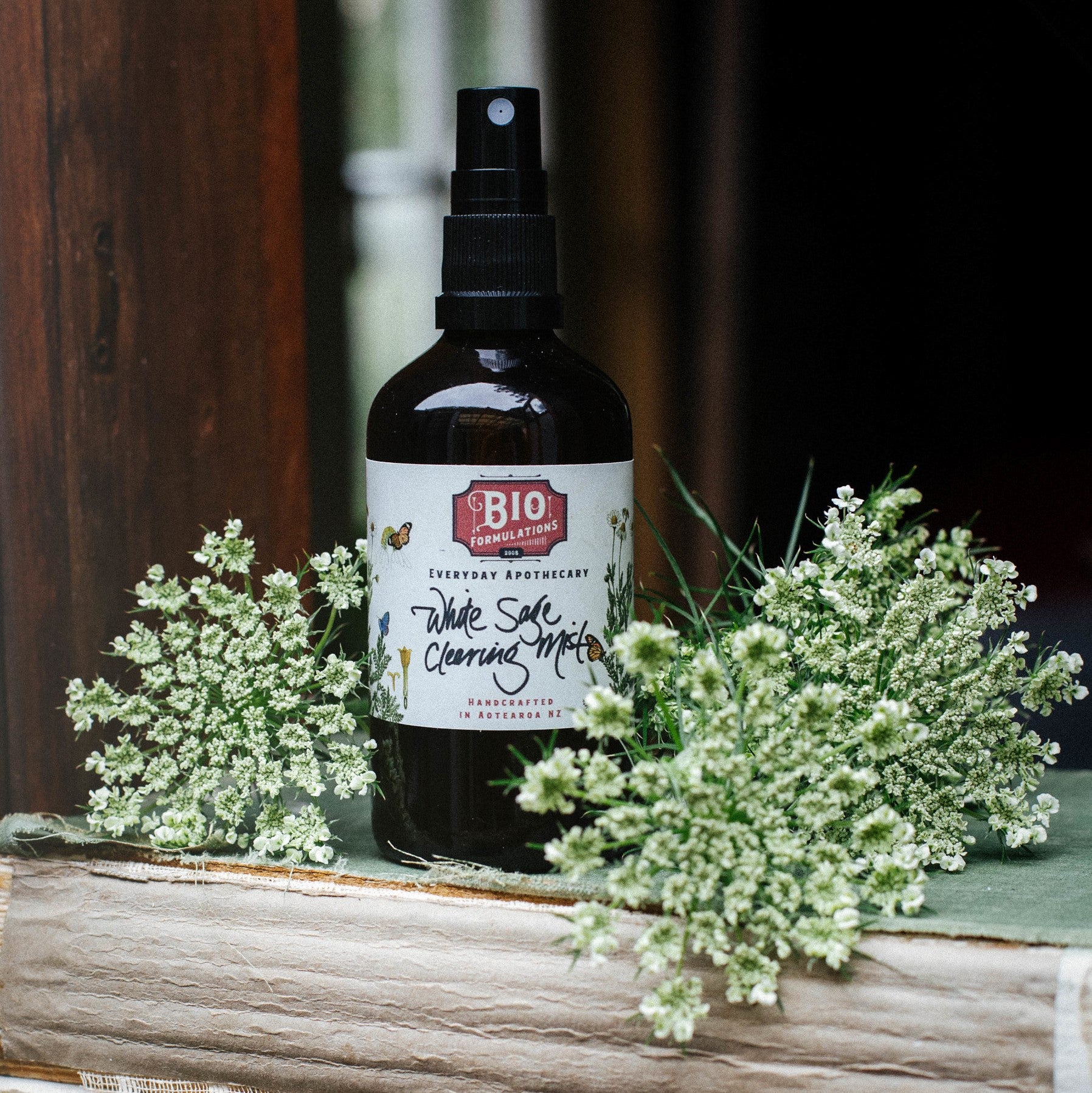 White Sage Clearing Mist. Natural Room Spray by BioFormulations in NZ